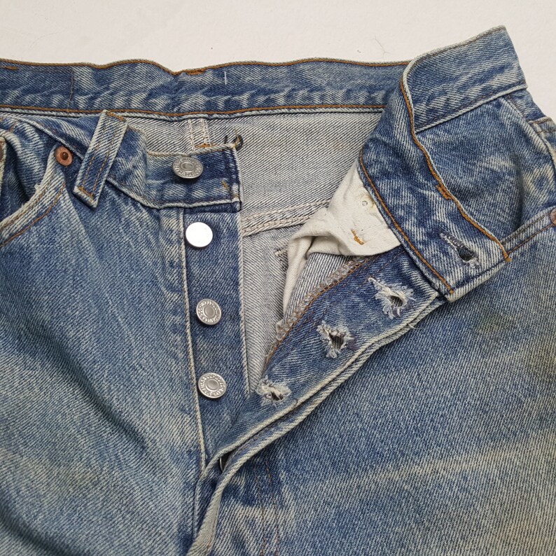 Vintage LEVI'S Kurt Cobain Distressed Style Jeans - Etsy