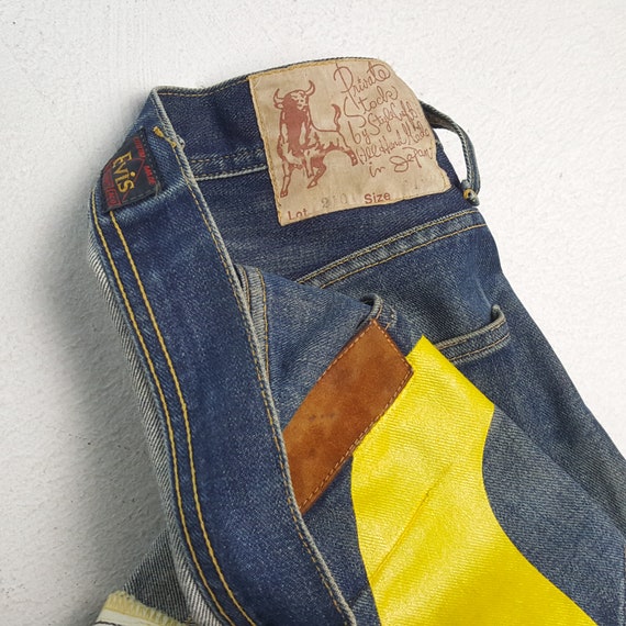 Vintage EVIS Japanese Brand Daicock Custom Style Jeans - Gem