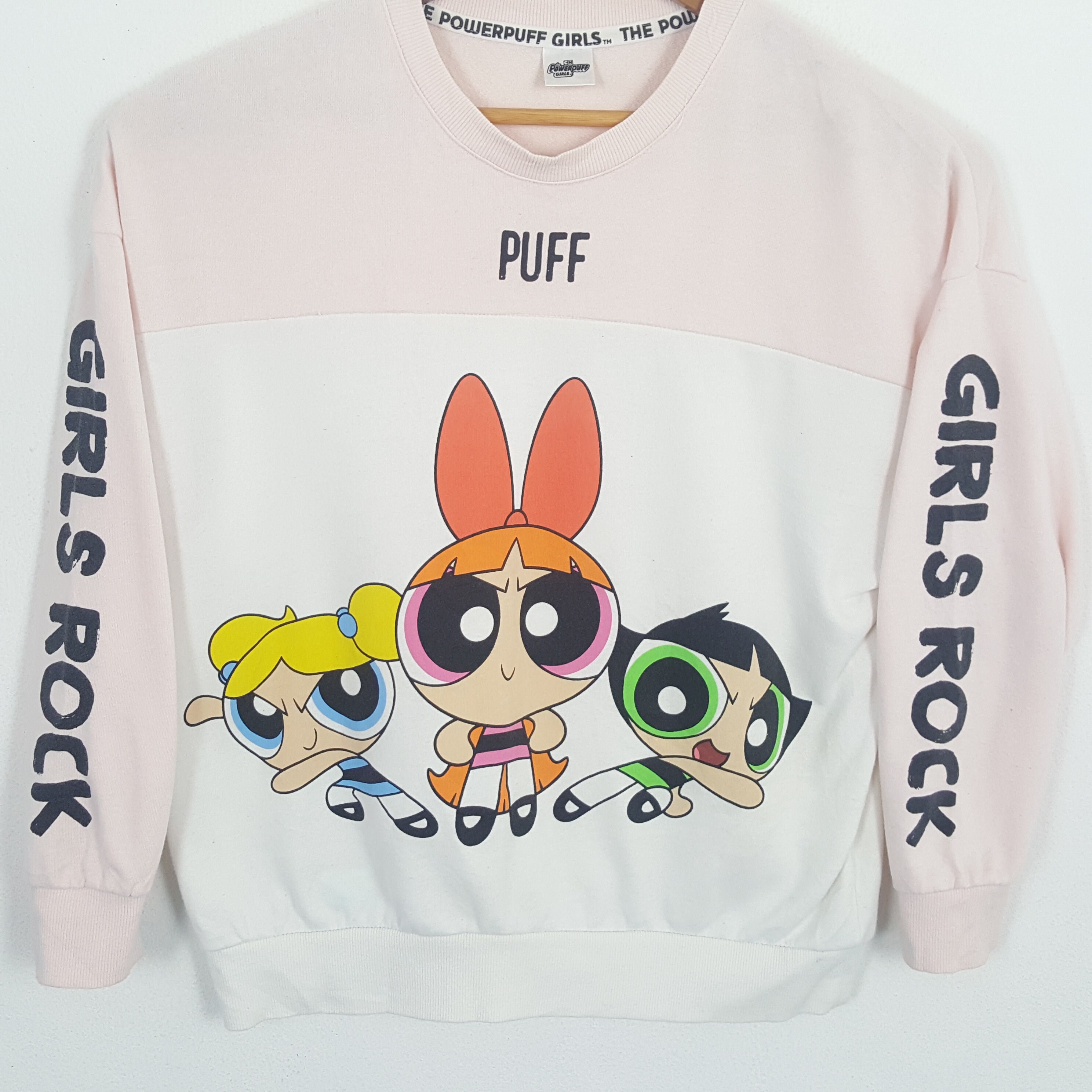 Vintage POWER PUFF GIRL Rare Cartoon Network Sweatshirt - Etsy