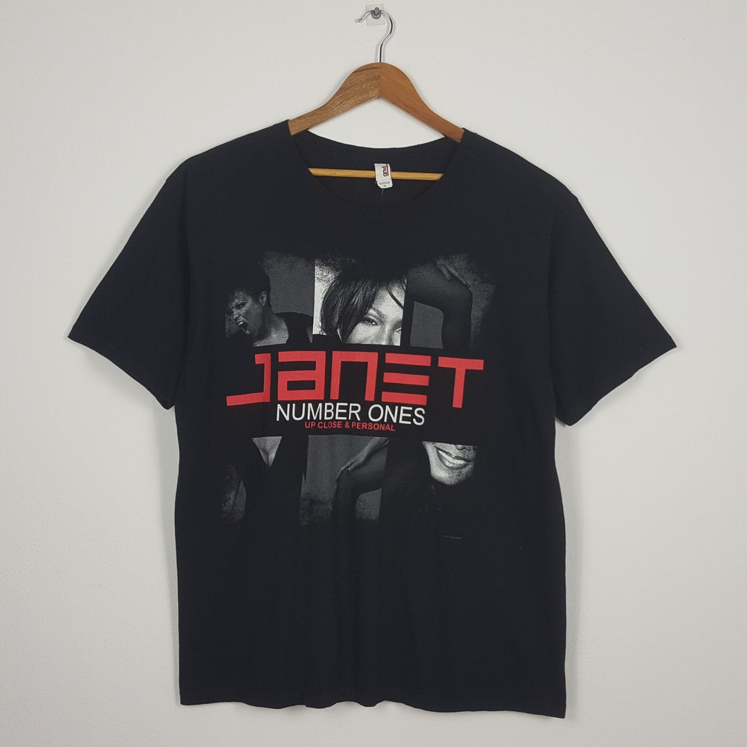 Vintage Jenet Jackson American Singer Rap Tees Tour T-Shirt - Etsy.de