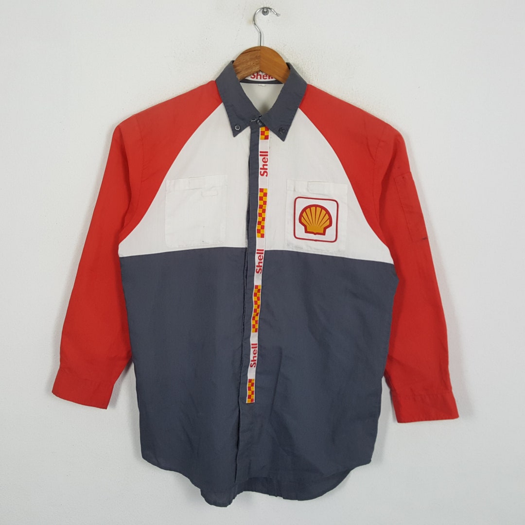 Vintgae SHELL Oil Company Racing Team Working Shirts - Etsy