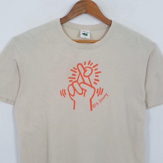 Vintage KEITH HARING Graffiti Art Style Streewear T-S… - Gem