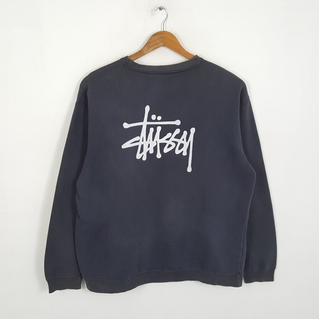 Vintage STUSSY Streetwear Skateboard Logo Style Sweatshirts - Etsy