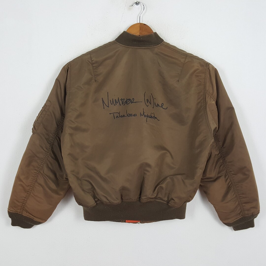 Vintage NUMBER NINE Japanese Brand Bombers Custom Jacket - Etsy