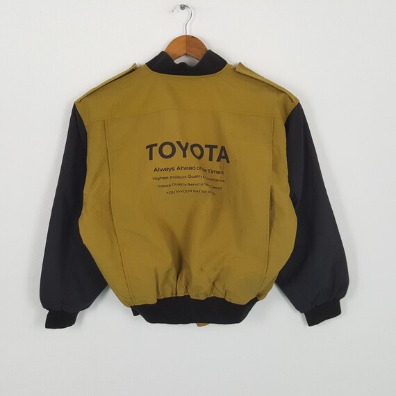 Vintage TOYOTA Japanese Racing Team Bombers Jacket - Gem