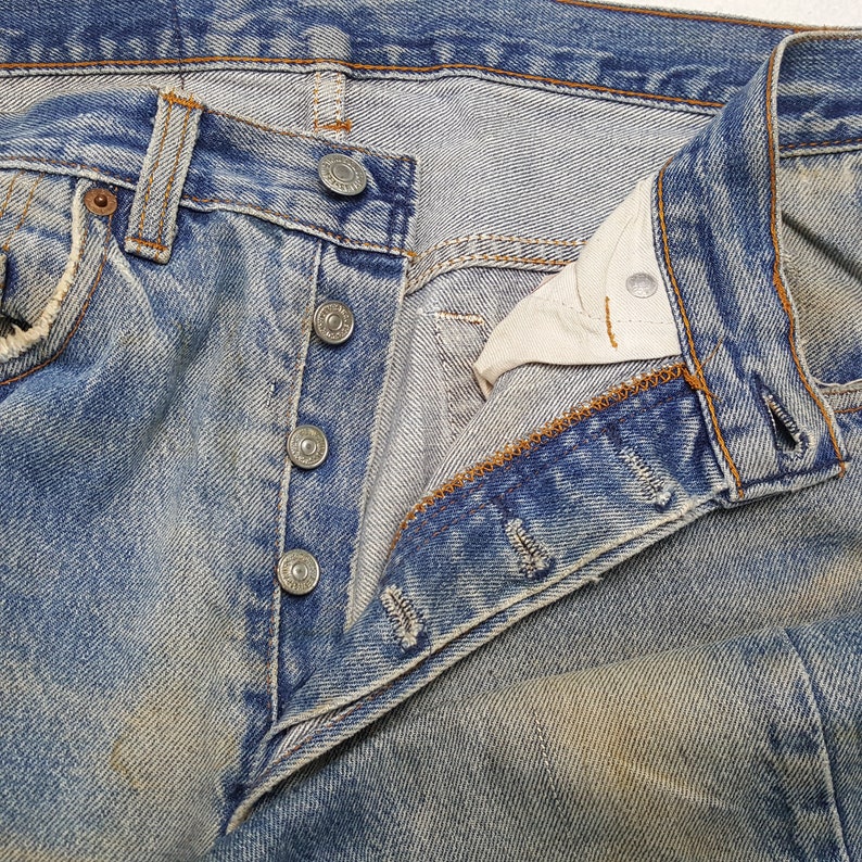 Vintage Levis American Kurt Cobain Style Distressed Jeans - Etsy