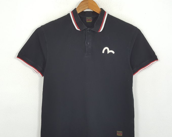 Vintage EVISU Japanese Brand Polo Shirt - Etsy