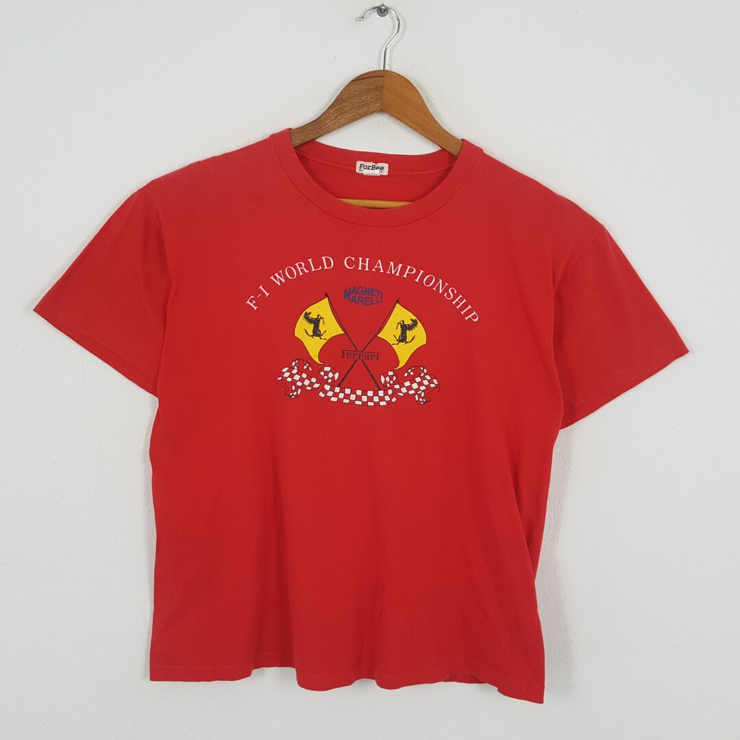 Vintage MAGNETI MARELLI FERRARI F1 Racing Team T-shirts - Etsy