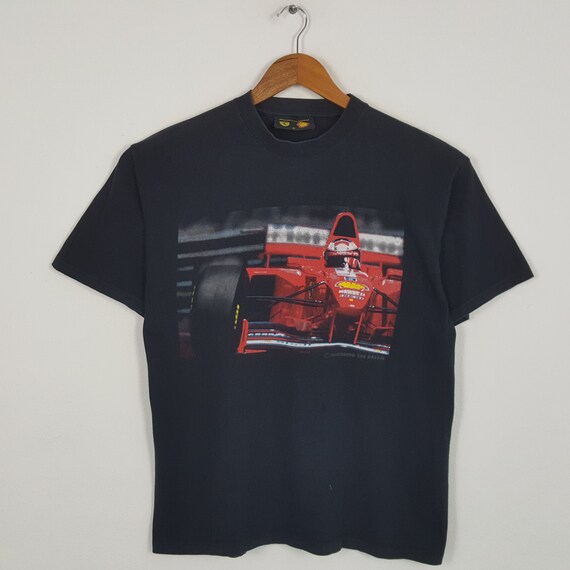 Vintage FERRARI SHELL FORMULA 1 Racing Team T-Shirts - Gem