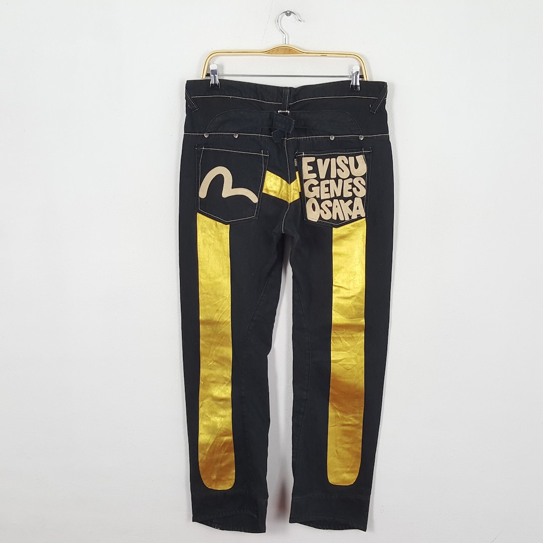 Vintage EVISU Japanese Brand Daicock Custom Denim Jeans - Etsy