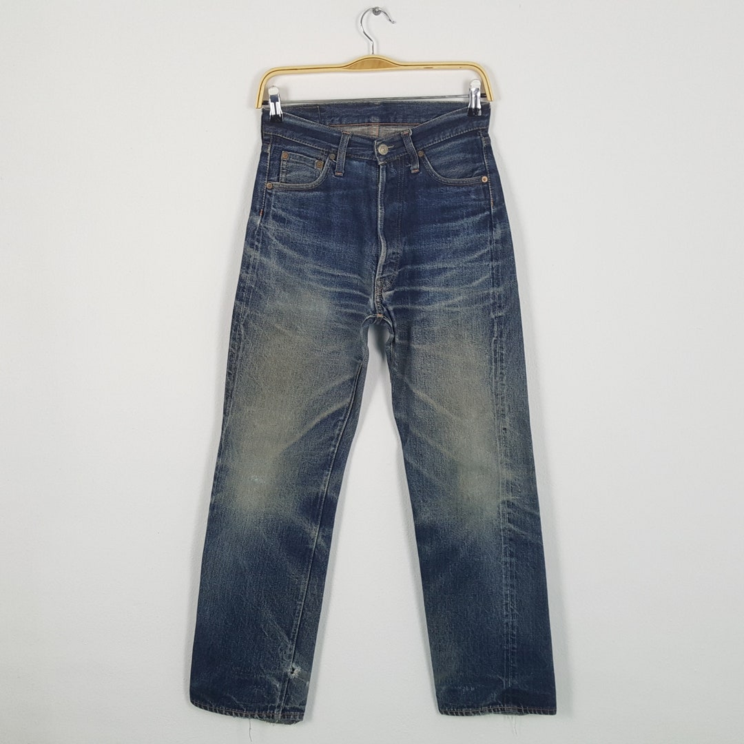 Vintage DENIME AUTHENTIC Japanese Brand Distressed Jeans - Etsy