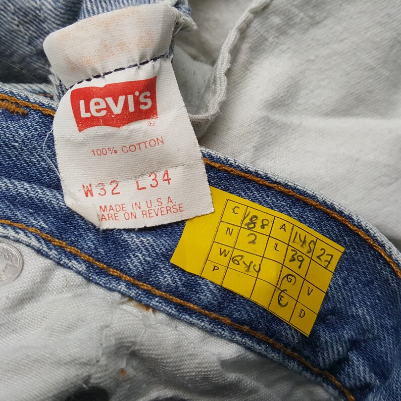Vintage LEVI'S Kurt Cobain Distressed Style Jeans - Etsy