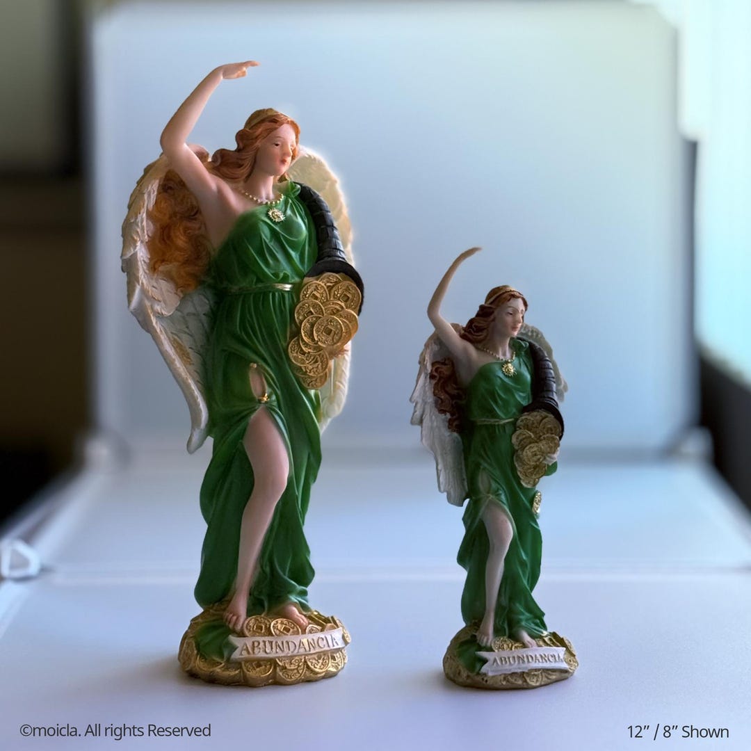 Angel of Abundance Resin Statue, Sizes 8"-12" Available - Catholic ...
