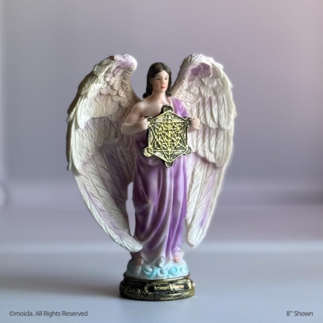 Archangel Metatron Resin Statue - 8" Catholic Figurine | Arcangel ...