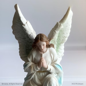 Guardian Angel Resin Statue - Catholic Figurine Sizes 4", 7" and 10 ...