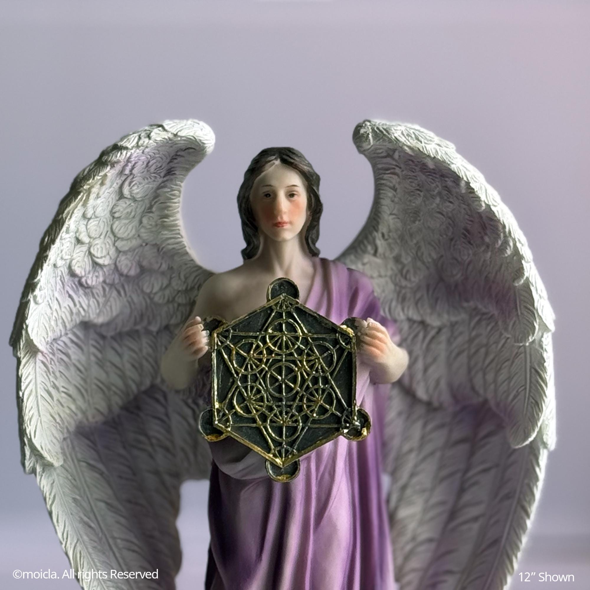 Archangel Metatron Resin Statue - 12" Catholic Figurine. Arcangel ...