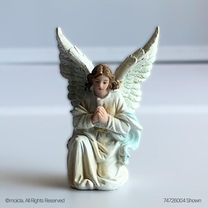 Guardian Angel Resin Statue - Catholic Figurine Sizes 4", 7" and 10 ...