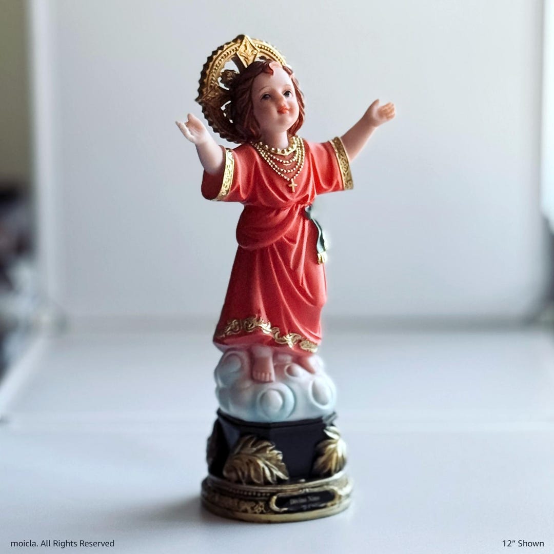 Divine Child Jesus Resin Statue – 12" Catholic Figurine | Divino Niño ...