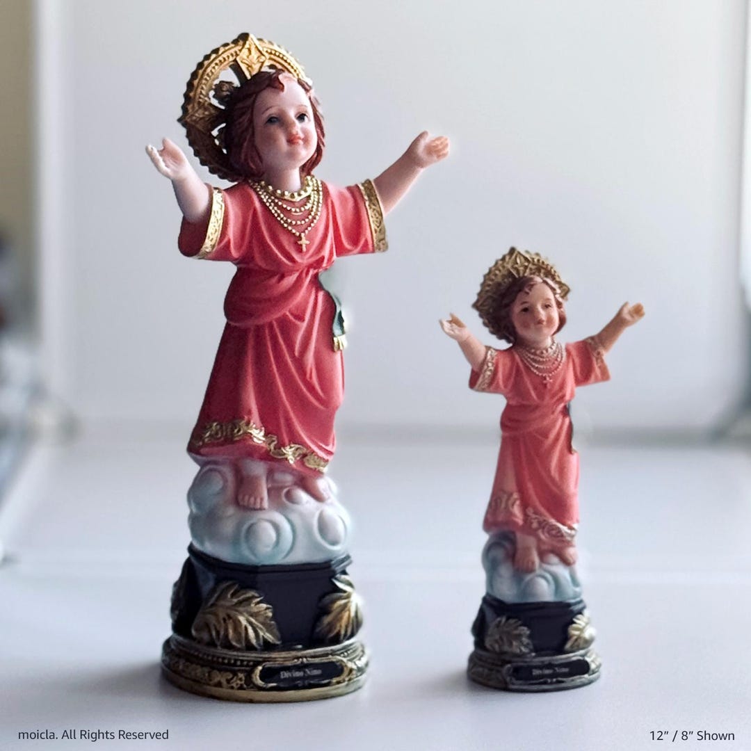 Divine Child Jesus Resin Statue – Catholic Figurine Sizes 8" -12 ...