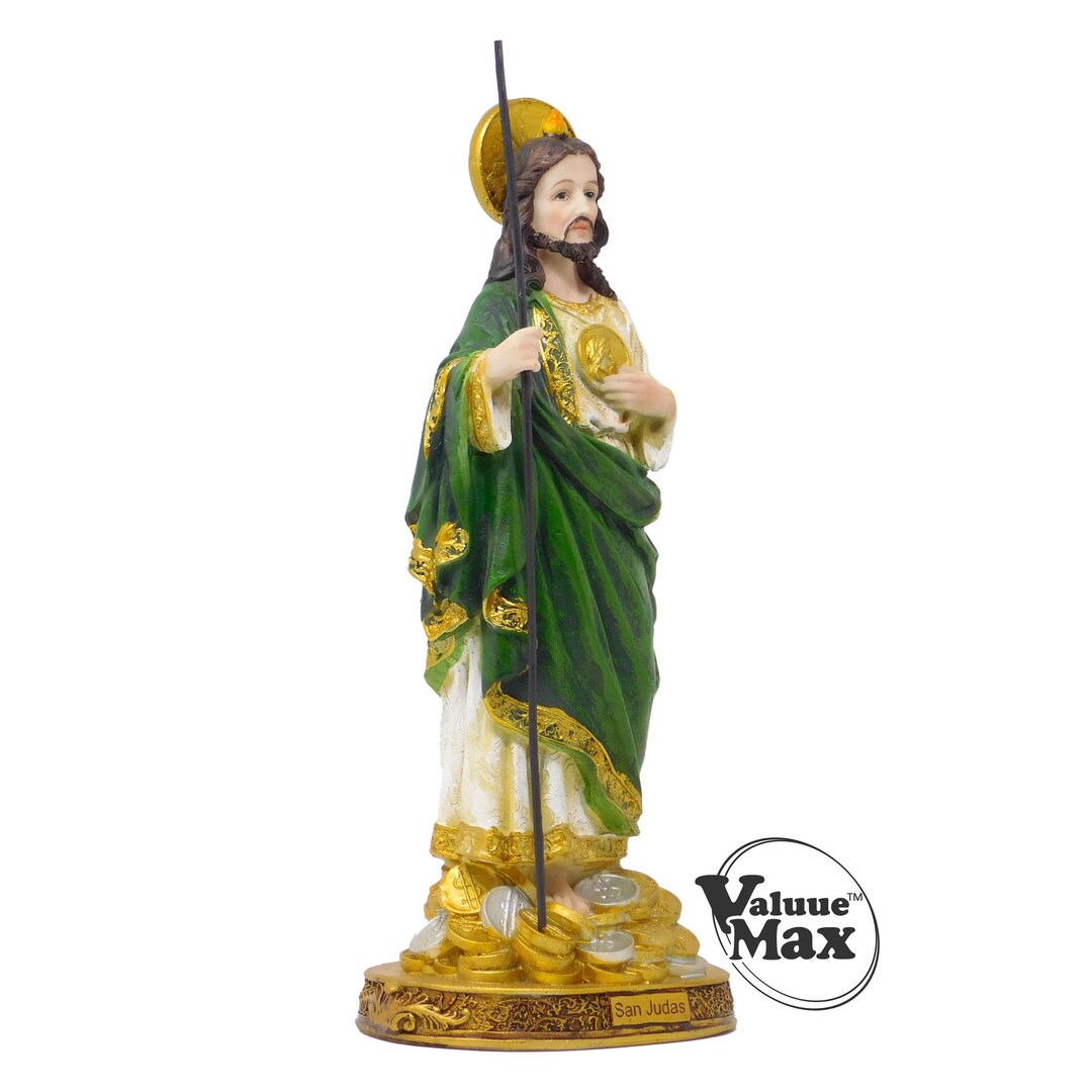 Saint Jude Thaddeus Statue, Finely Detailed Resin, 12 Inch Tall ...