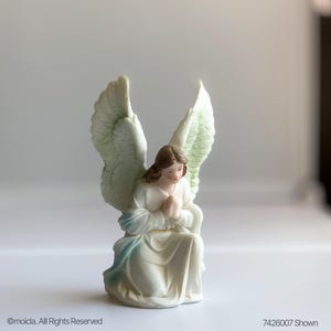 Guardian Angel Resin Statue - Catholic Figurine Sizes 4", 7" and 10 ...
