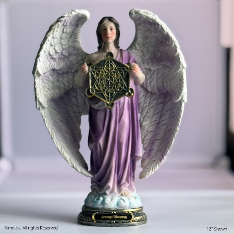 Archangel Metatron Resin Statue - Catholic Figurine, Sizes 8" & 12 ...