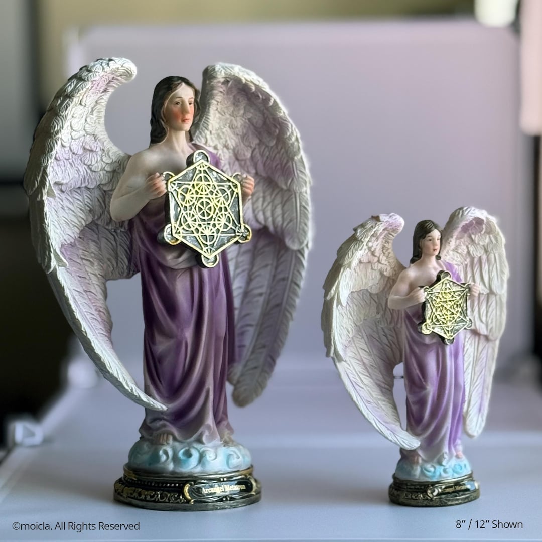 Archangel Metatron Resin Statue - Catholic Figurine, Sizes 8" & 12 ...
