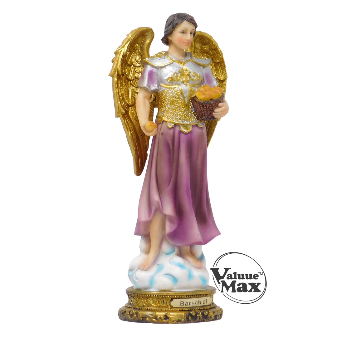 Saint Barachiel Archangel Resin Statue - San Barachiel Arcangel, 12 ...