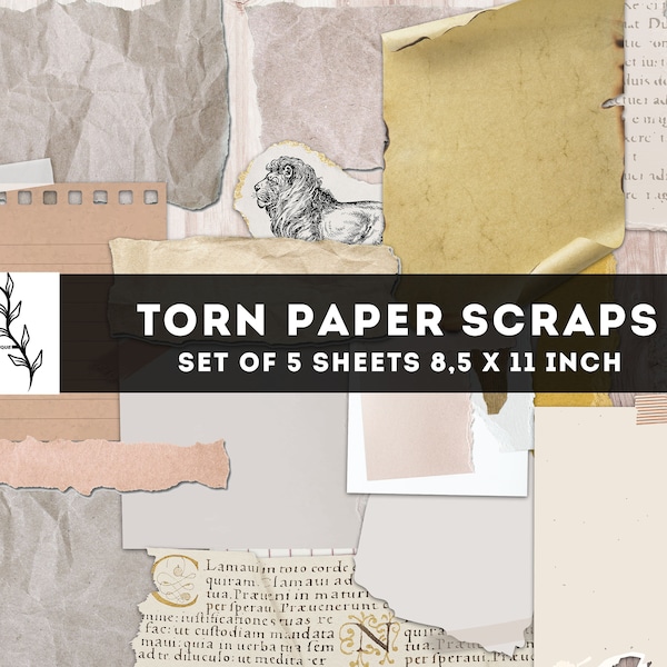 Torn Paper - Etsy
