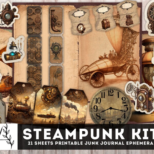 Steampunk Digital - Etsy