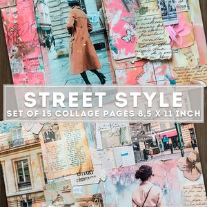 Street Style Collage Paper: Urban Chic Graphics (digital Download) - Etsy
