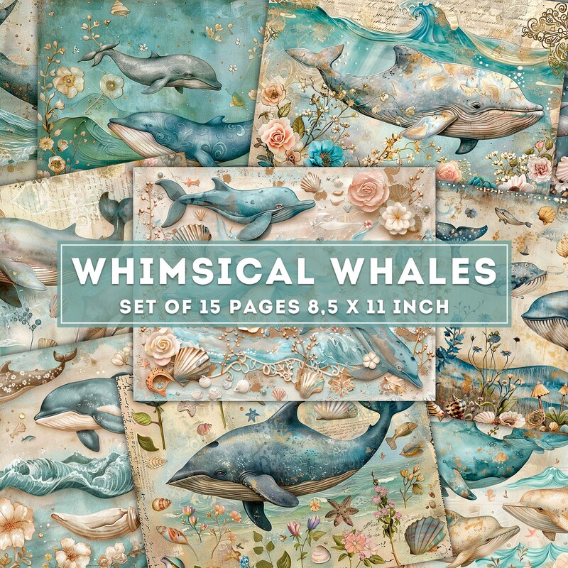 Whale Printables - Etsy