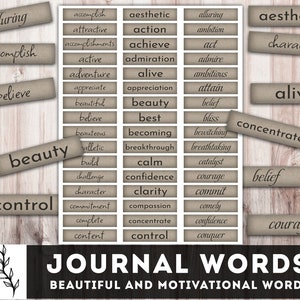 Journal Words, Junk Journal, Beautiful Phrases, Motivational Words ...