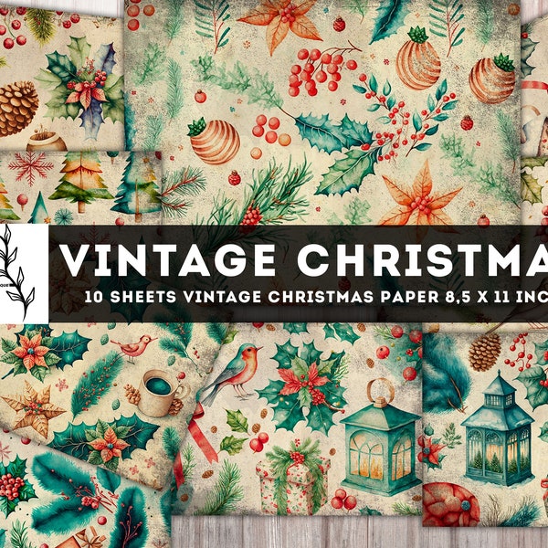 Vintage Xmas Paper - Etsy