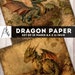 Dragons Paper Kit Dragon Printables Dragons Junk Journal - Etsy