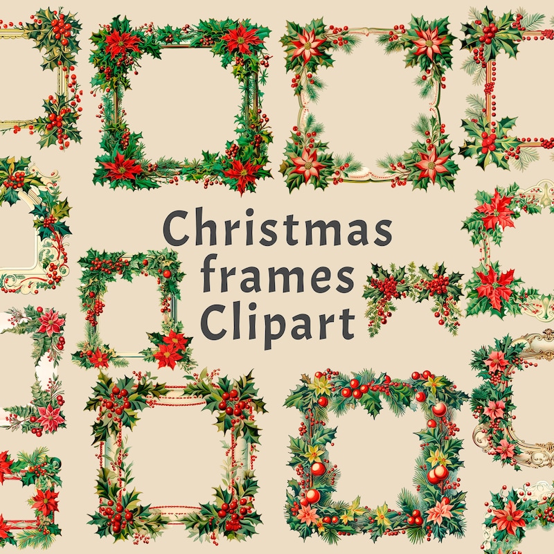 Christmas Frames - Etsy