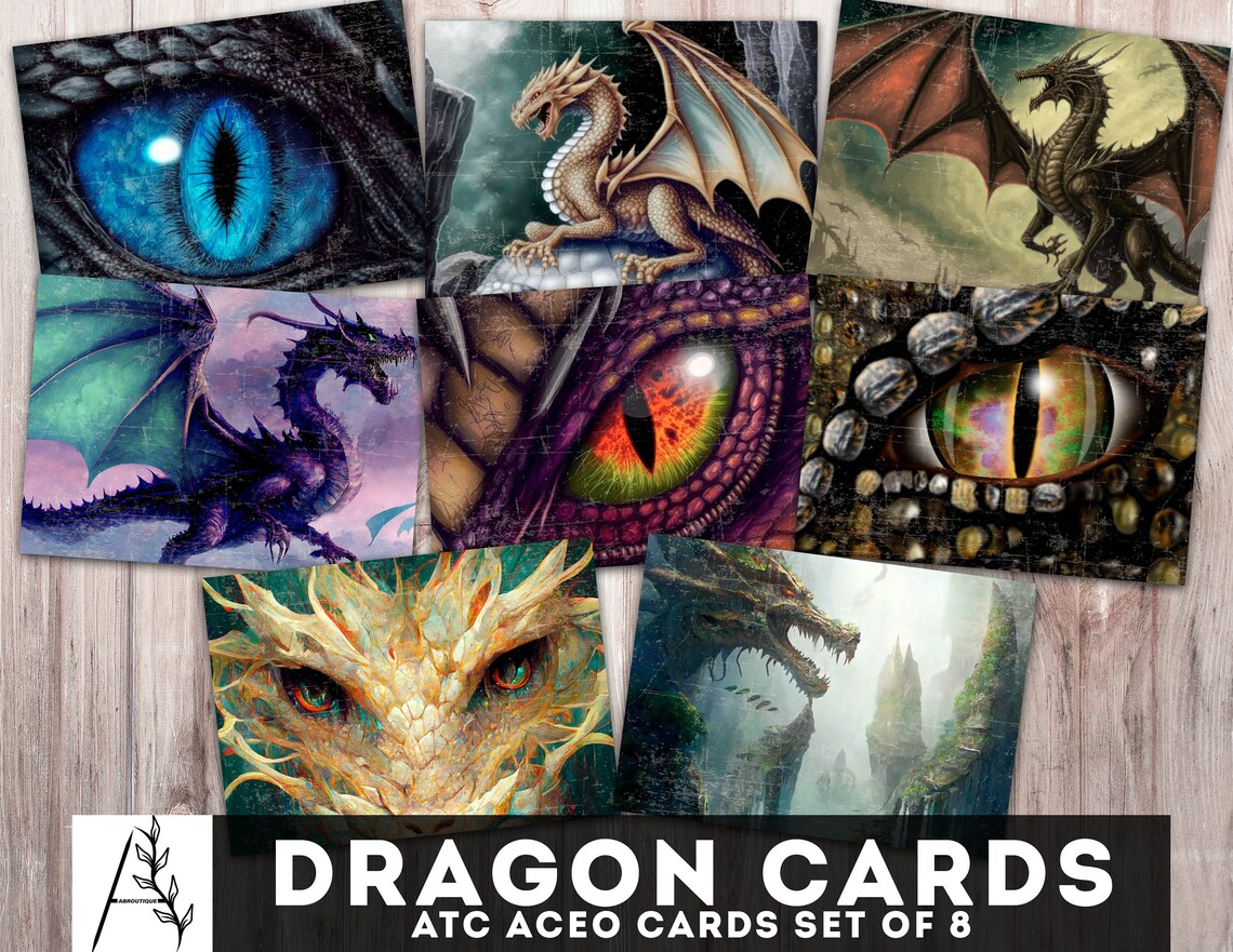 Dragons Junk Journal Kit Dragons Paper Dragons Ephemera - Etsy