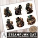 Steampunk Cats, Steampunk Printables, Steampunk Kitty, Junk Journal ...