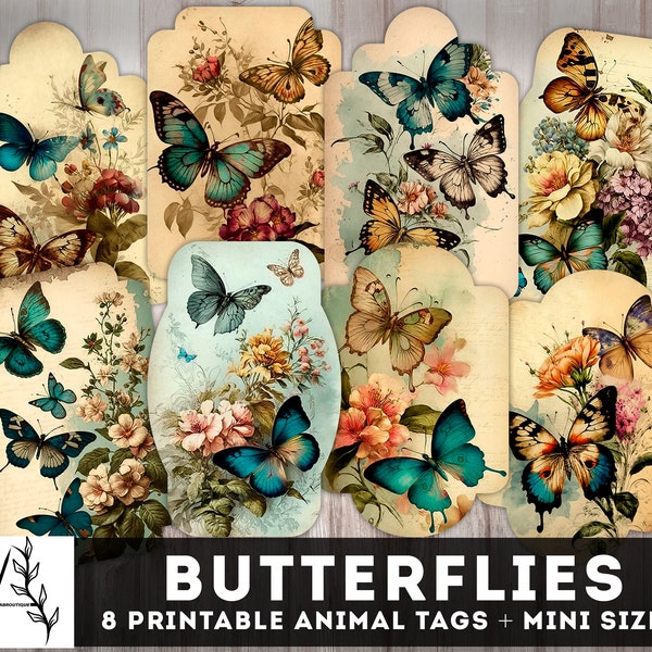 Butterfly Ephemera - Etsy