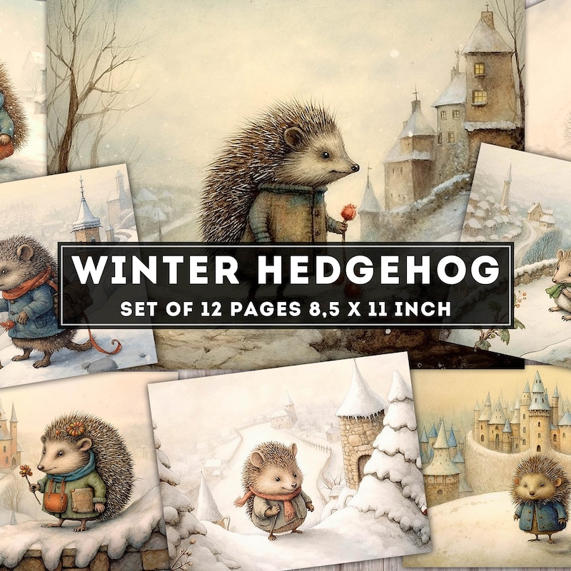 Hedgehog Journal - Etsy