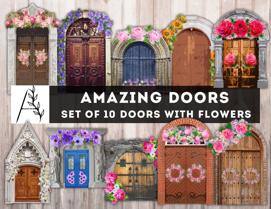 Printable Doors, Junk Journal, Vintage Doors Ephemera, Fussy Cuts ...