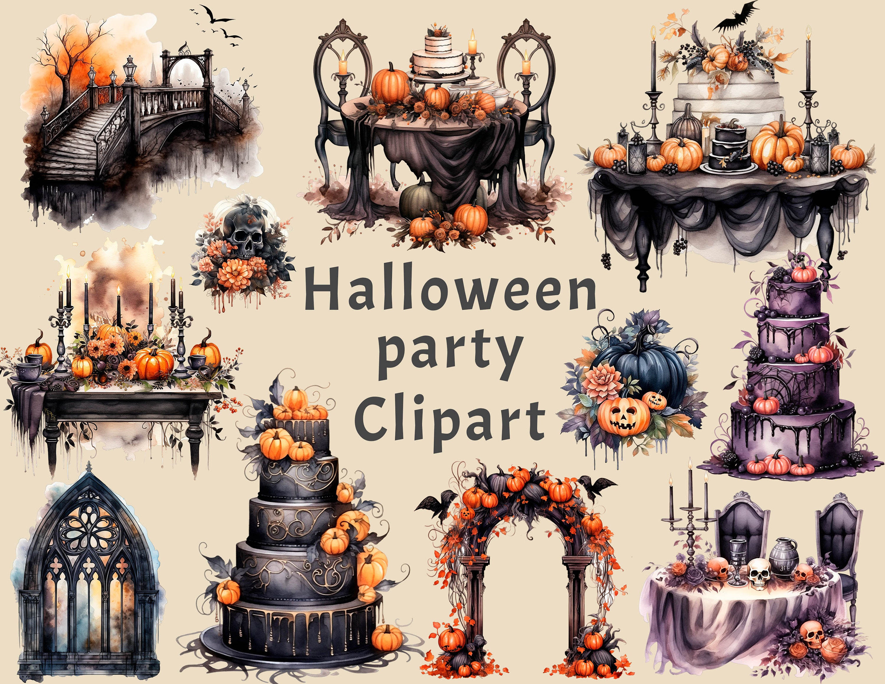 Halloween Party Clipart