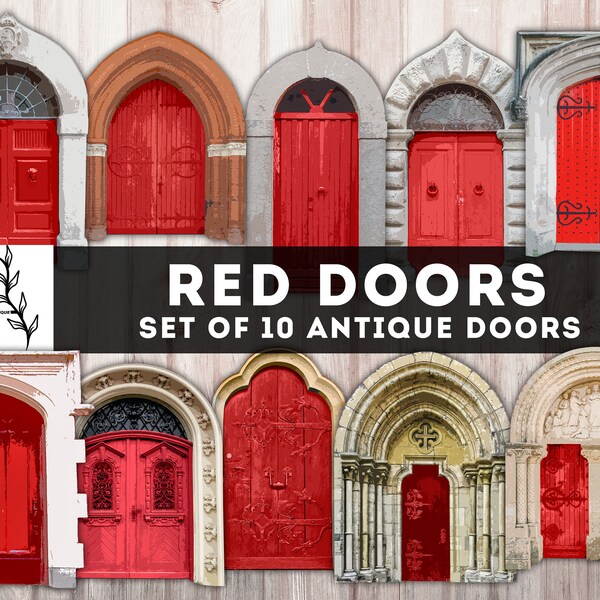 Red Door Print - Etsy