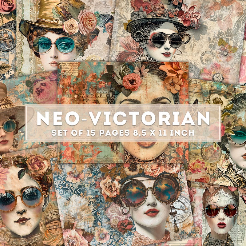 Collage Victorian - Etsy