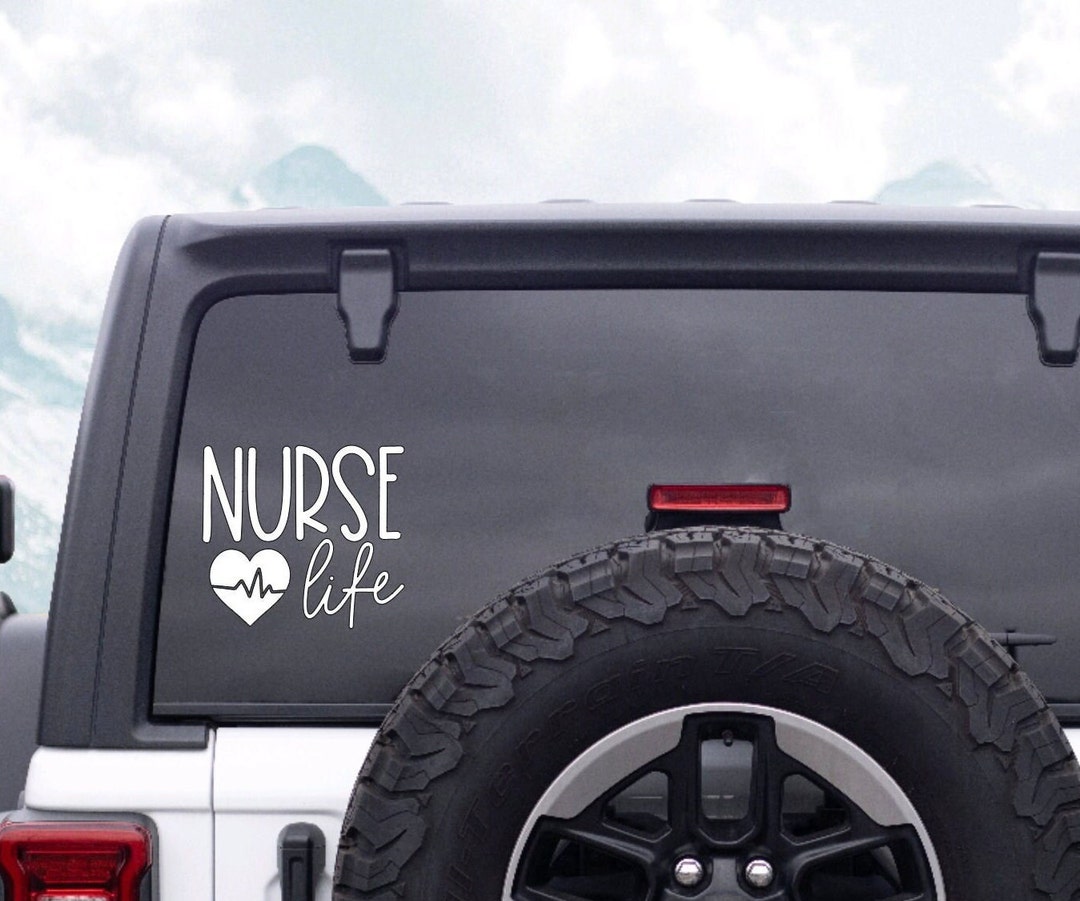 Nurse Life Car Decal/ Nicu Nurse Decal/ Nurses Car Decal/ - Etsy
