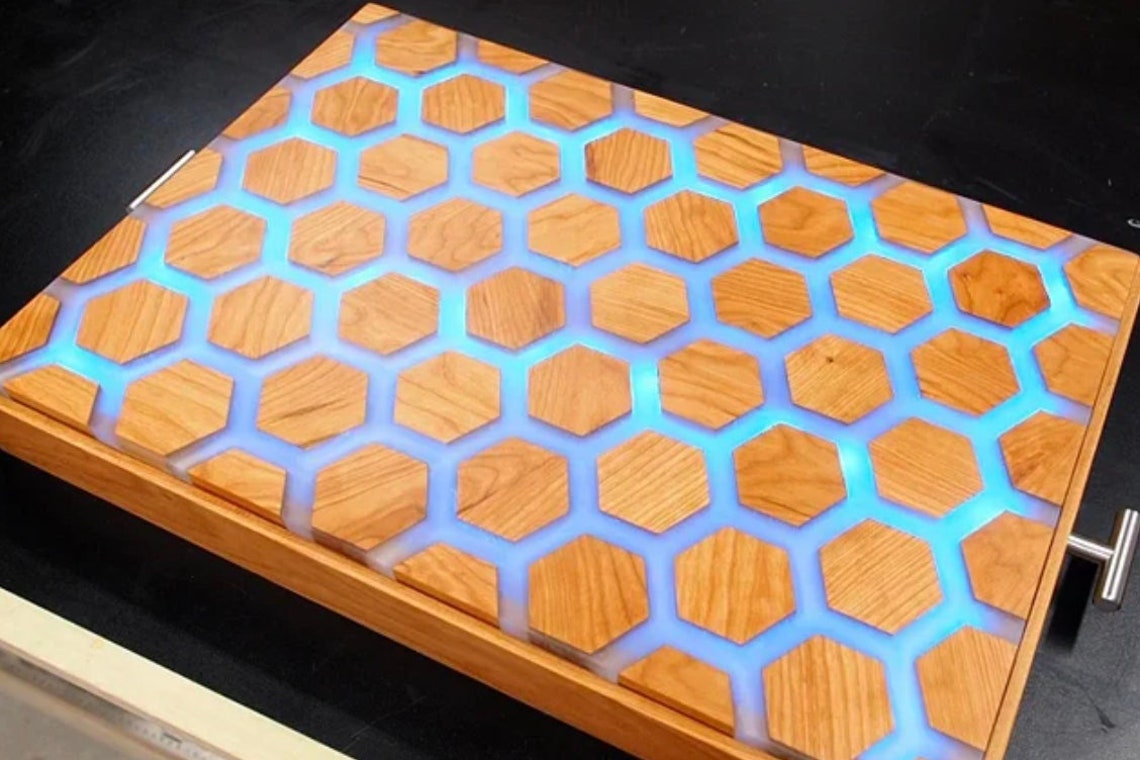 Hexagon Table Top Maple DRAWING FILE * - Etsy
