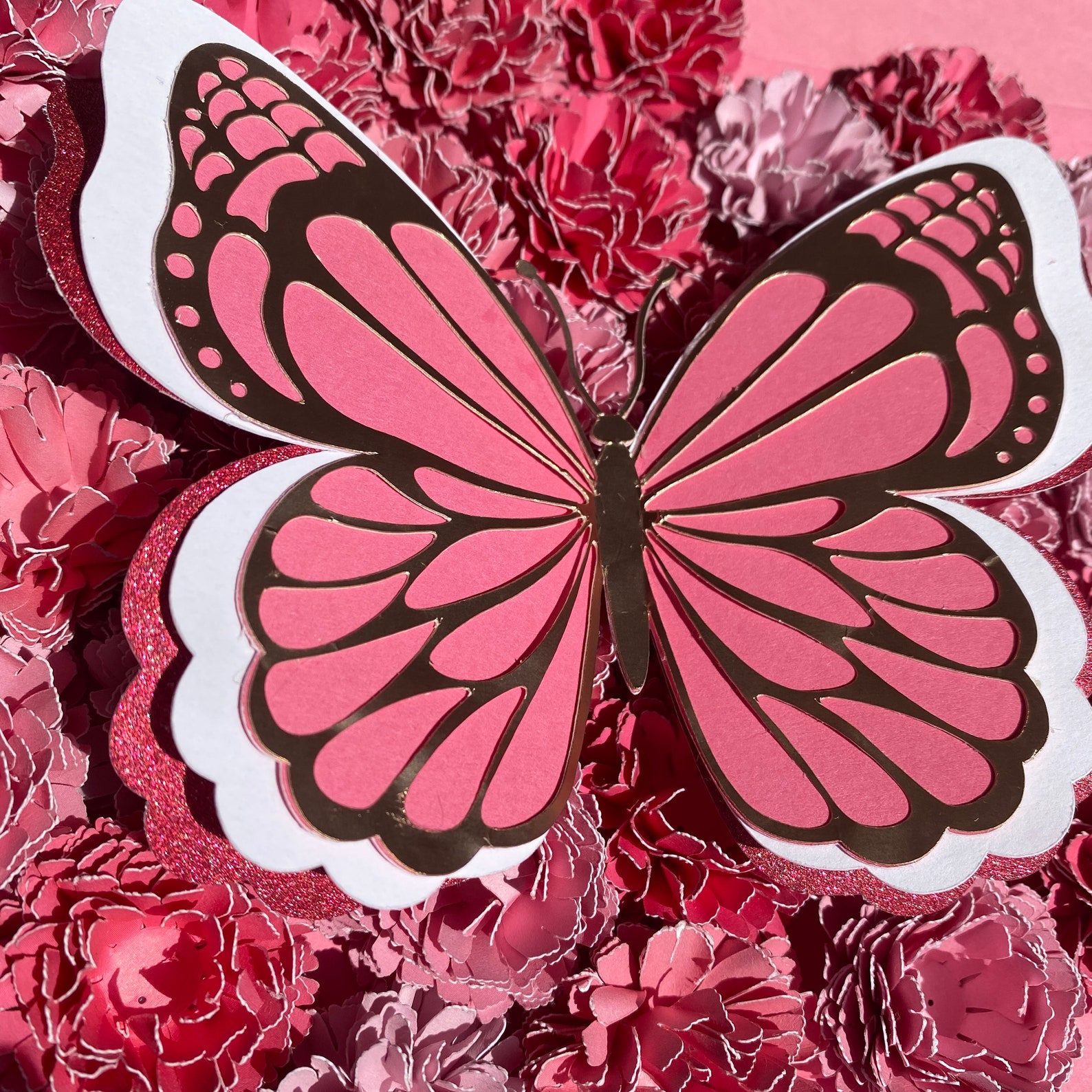 Butterfly SVG 3D Butterfly svg Butterfly template Printable | Etsy