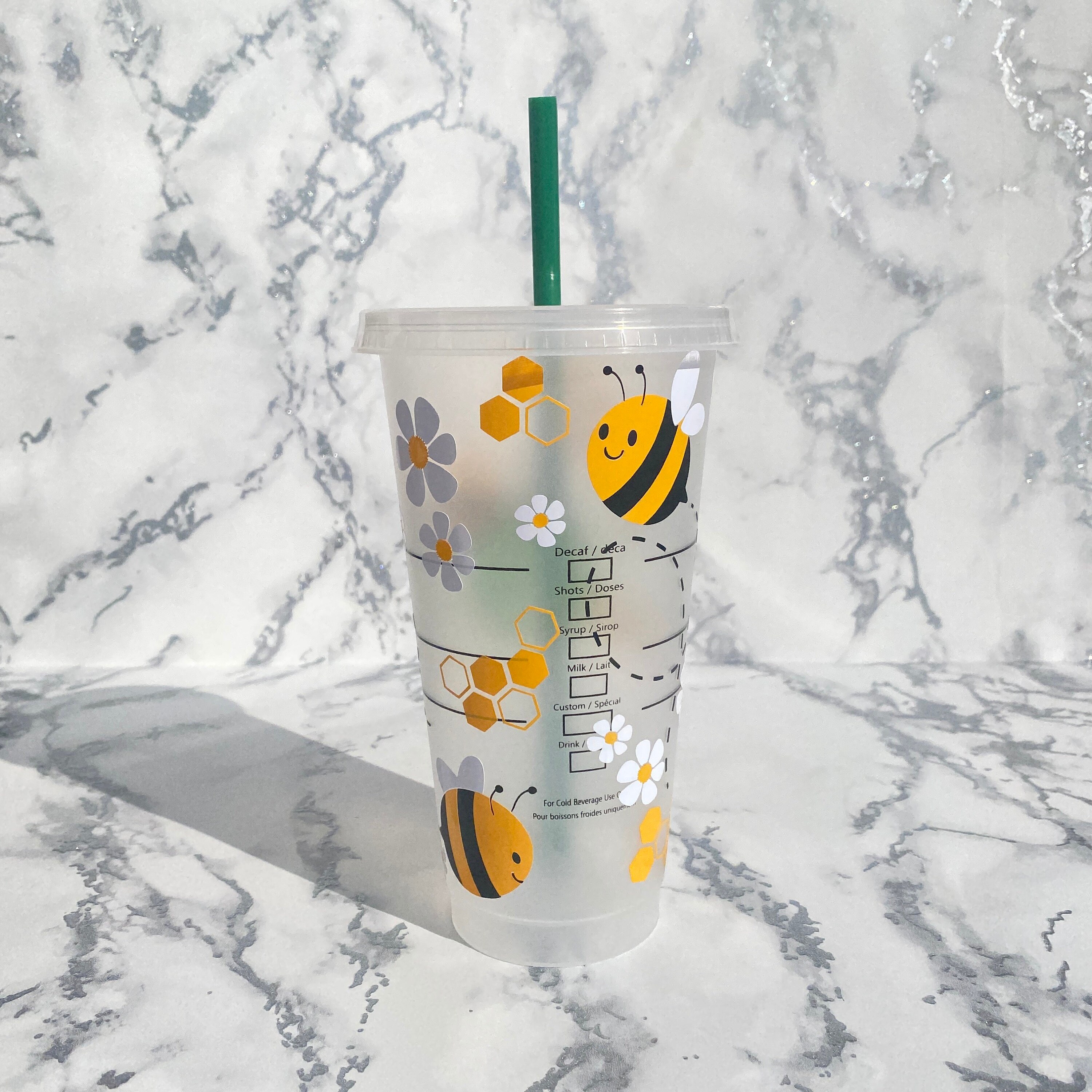 24oz Venti Cold Cup Busy Bee Bug Digital Download Full Wrap - Etsy