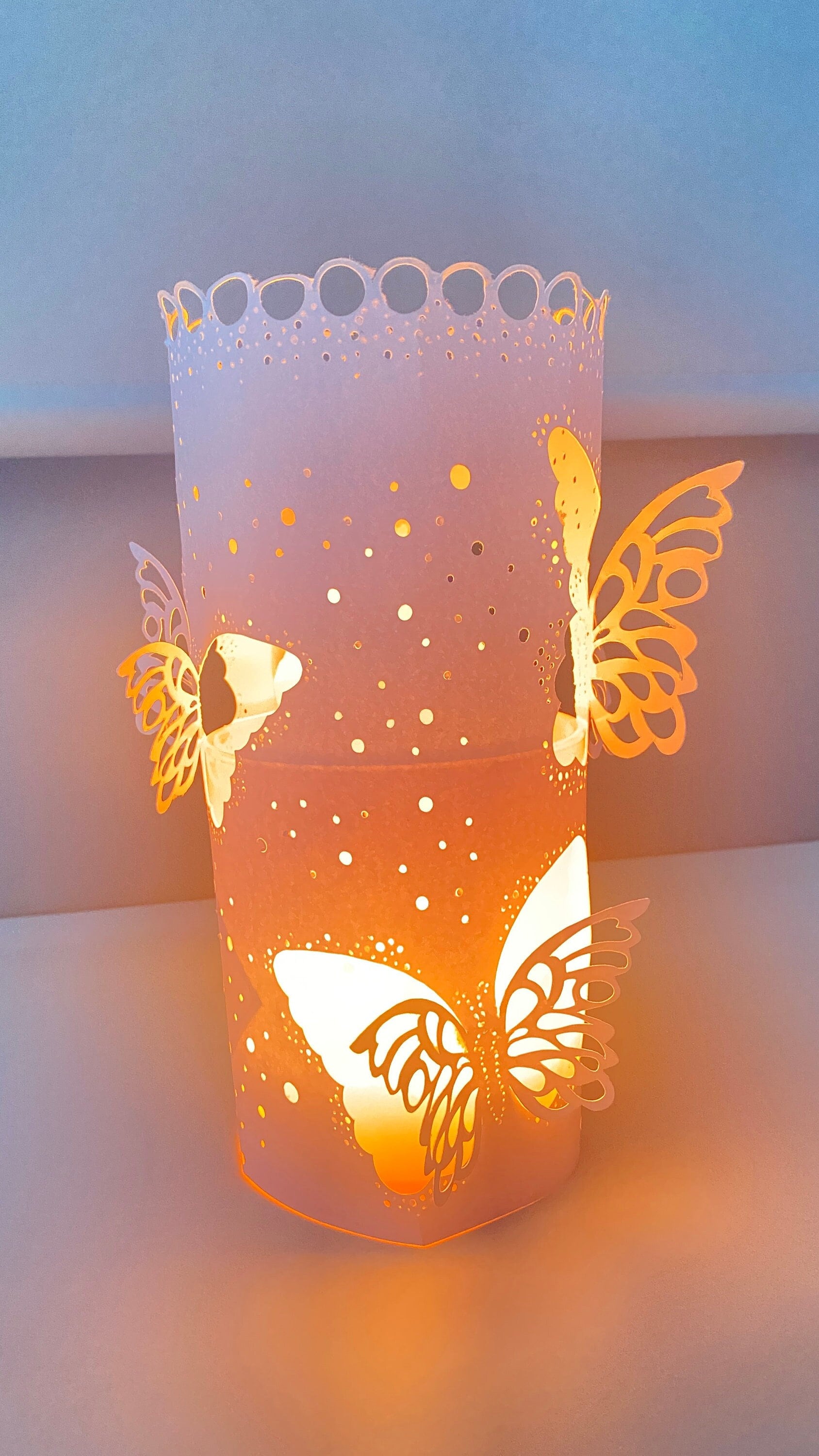 SVG Butterfly Lantern and Box Cut Files Luminary Lamp SVG | Etsy