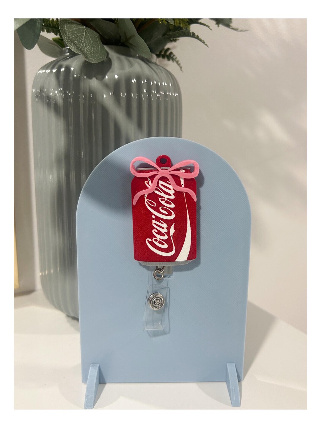 Coke Inspired Badge Reel | Soda Can Badge Reel | Cute Badge Reel ...